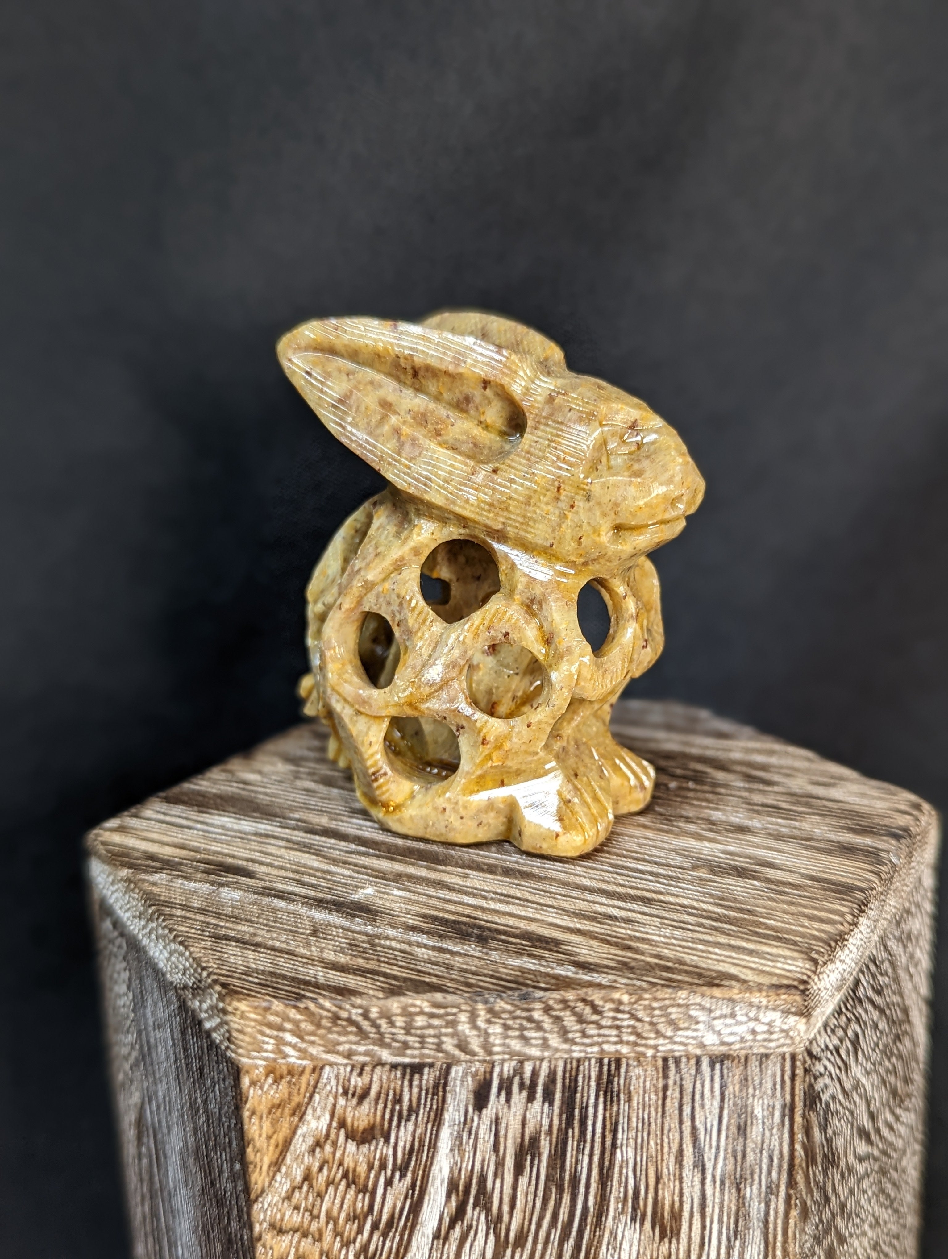Soapstone Rabbit 2 inch | Positive Healing Energy Crystals